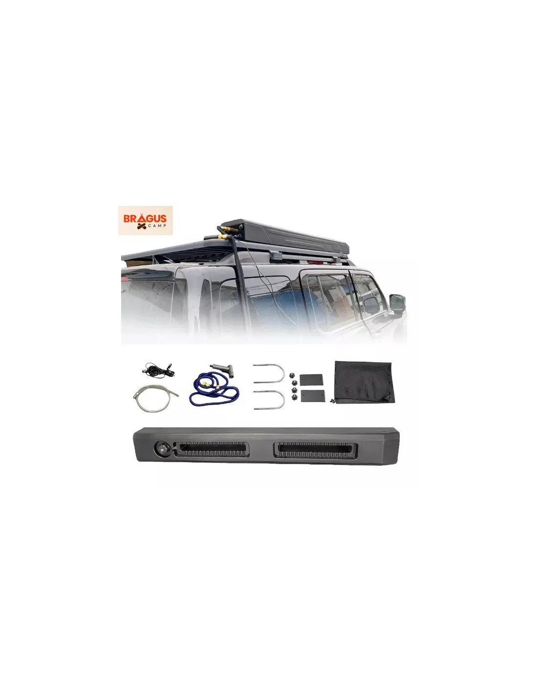 30L Portable Water Tank + Shower for 4x4 Roof | Heavy Duty